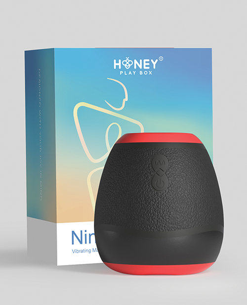 Ninja Open-Ended Vibrating Stroker Male Masturbator - Black - Private ...